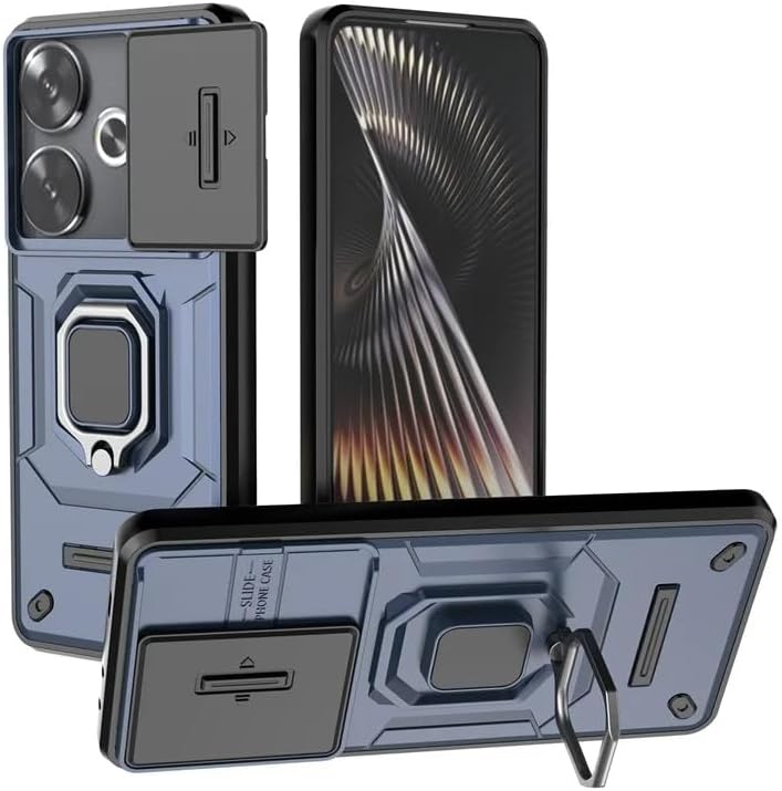 Glaxx Heavy Duty Armor Back Case Cover for Poco F6 5G - Magnetic ...