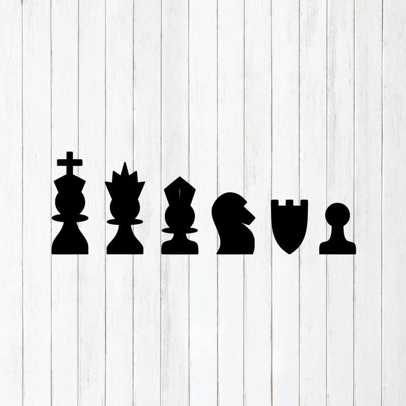 Chess Wall Decals – Vinyl Stickers Peel and Stick – Chessboard King ...