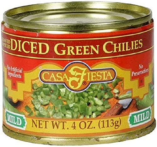 Amazon.com : Casa Fiesta Chilies Diced Green Can, 4 oz : Grocery ...