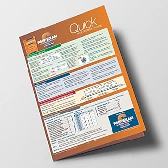 Pmp Exam: Quick Reference Guide, Sixth Edition : Crowe Pmp Pgmp, Andy ...