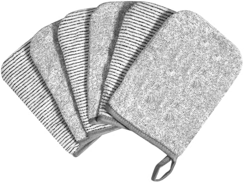 PHOGARY 8 Pack Flannel Soft Face Mitten, Reusable Makeup Remover Mitt ...