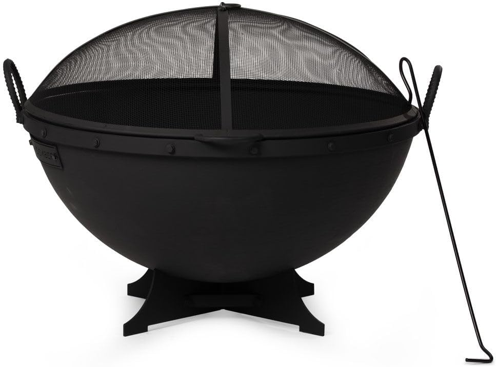 Amazon.com : Esschert Design Sloping Fire Bowl, Black : Patio, Lawn ...