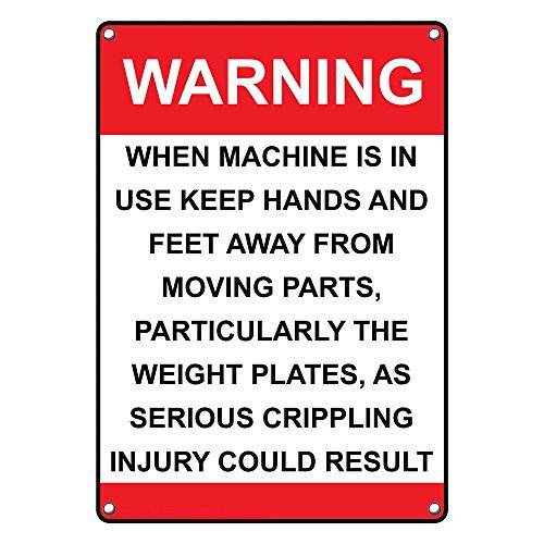 Amazon.com: Weatherproof Plastic Vertical Warning When Machine is in ...