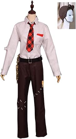 Amazon.co.jp: Identity V Fifth Personality Lawyer Cosplay Freddy Riley ...