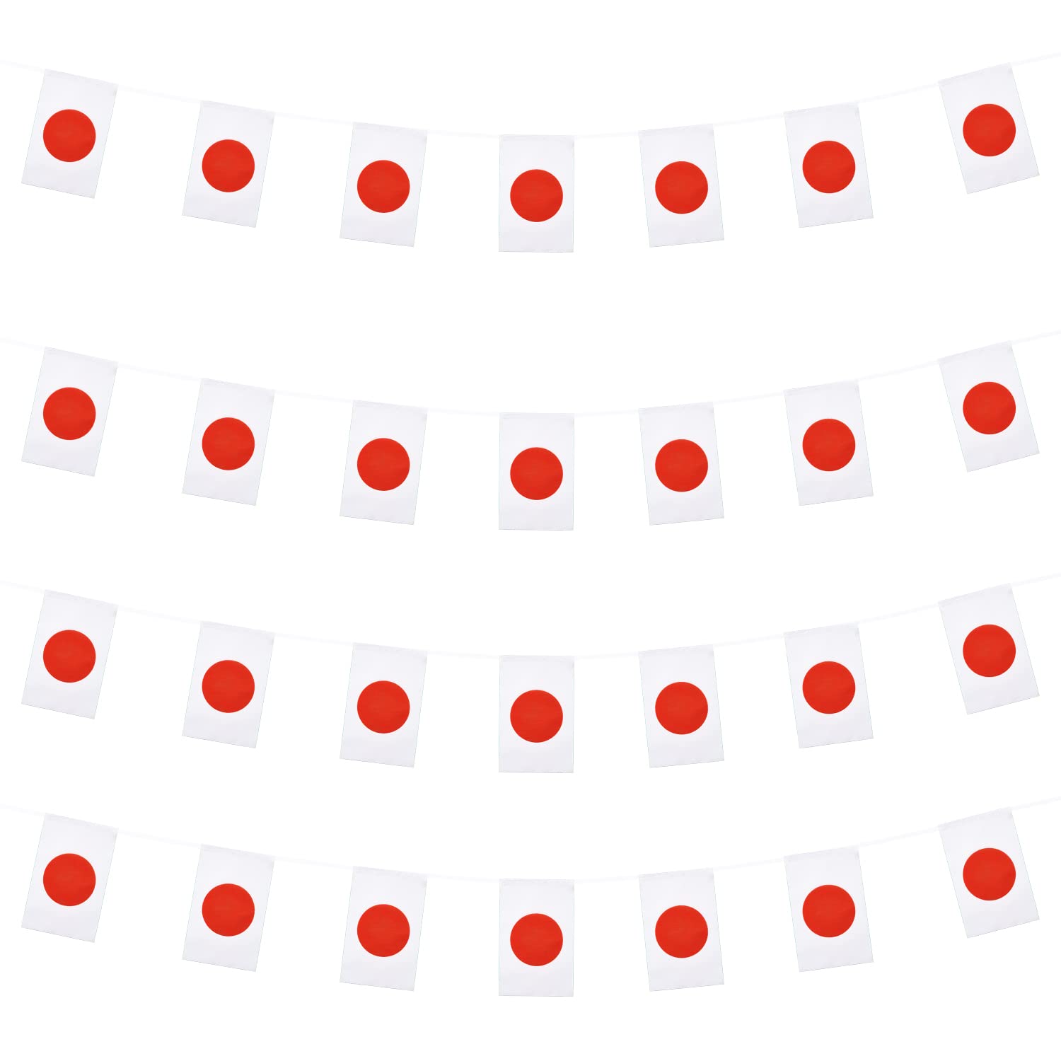 Amazon.com: WXTWK Japan Flags Japanese Small Mini Pennant String Banner ...