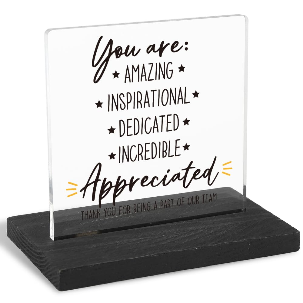 Amazon.com: FOUGSTA You Are Appreciated, Employee Appreciation Gift ...