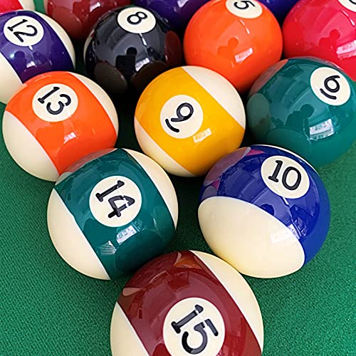ISPiRiTo Billiard Ball Set Regulation Size 2-1/4 Inch Pool Balls Set ...