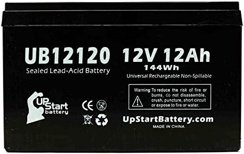 2-Pack UB12120 Universal Sealed Lead Acid Battery (12V, 12Ah, F1 ...