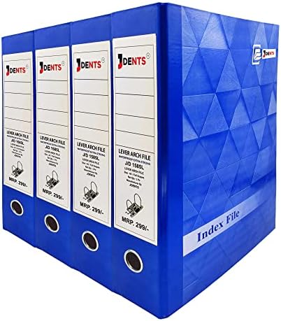 JDENTS® Cardboard Office Lever Arch Binder Box File Folder Laminated 3D ...