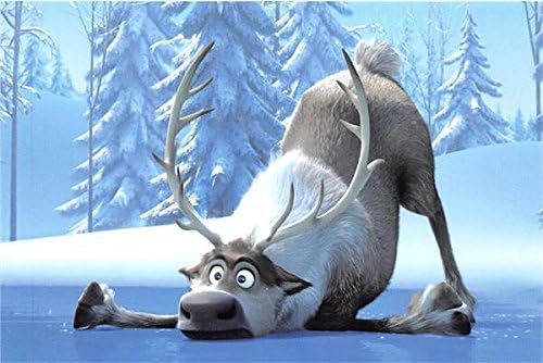 Sven Moose photo card Frozen Disney Panini 2014#72 4x6 inches includes ...