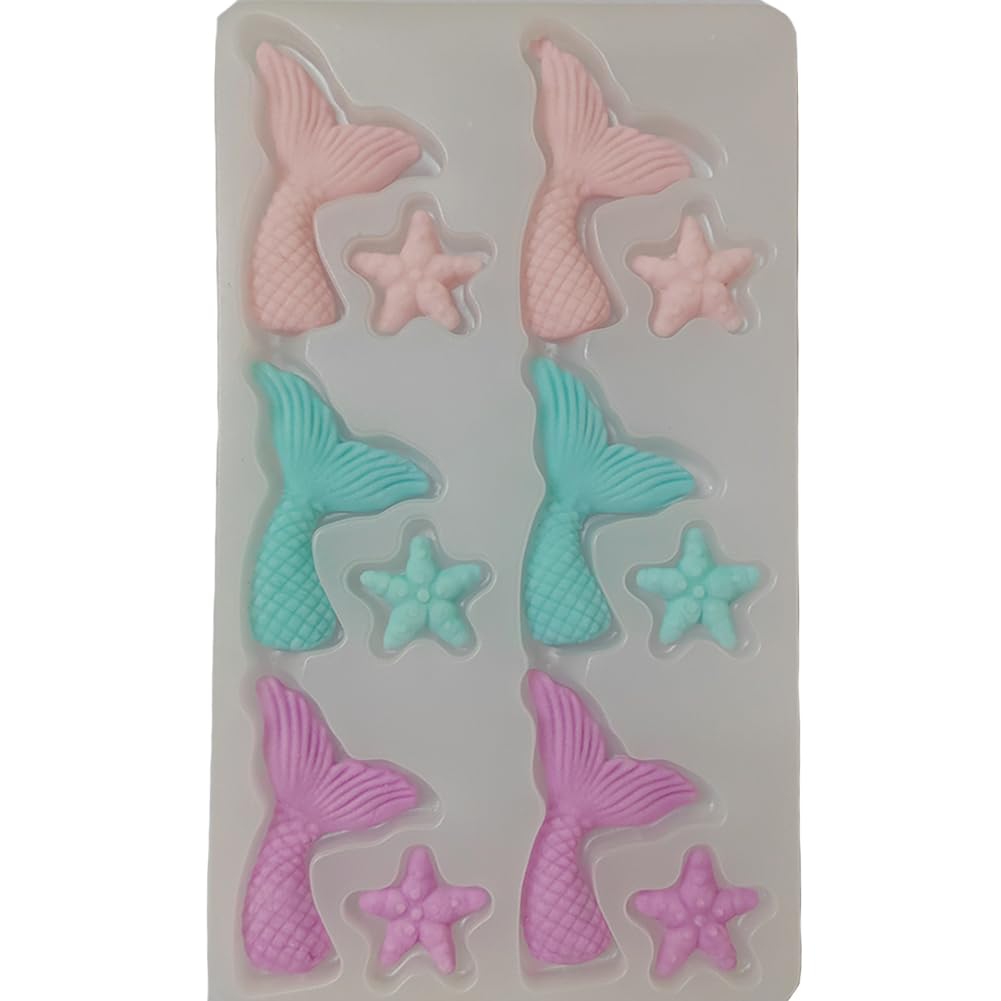 Amazon.com: Mermaid Sprinkles Icing Decoration for Cupcake Decorating ...