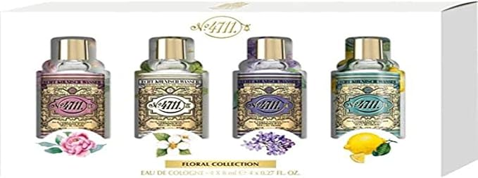 4711 Floral Collection Mini Set, 4 x Fragrances, 8 ml (Pack of 1 ...