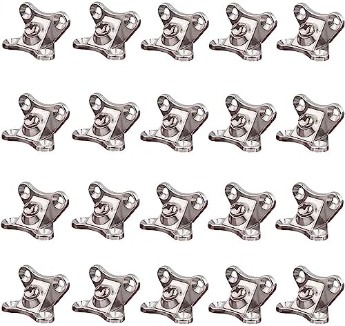 Amazon.com: WETUFIN 16pcs Removable Corner Brace Butterfly Shape ...