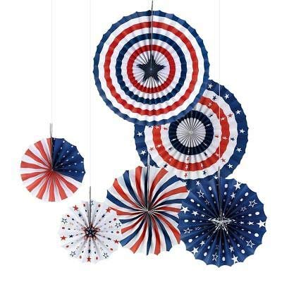 Amazon.com: 4th of July Decorations Kit - Patriotic Party Hanging Paper ...