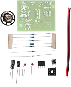 Amazon.com: QERPON NE555 Buzzer Electronic Tone Generator LED 0.25W ...
