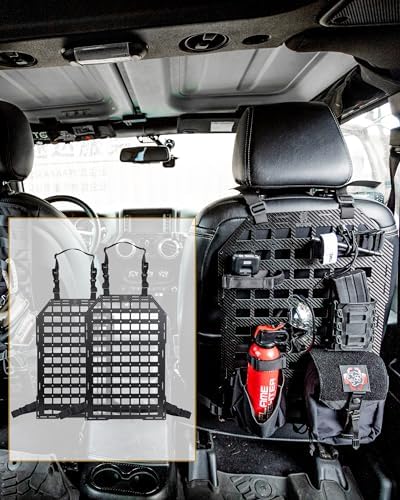 Amazon.com: OneTigris Molle Seat Back Organizer, Tactical Rigid MOLLE ...