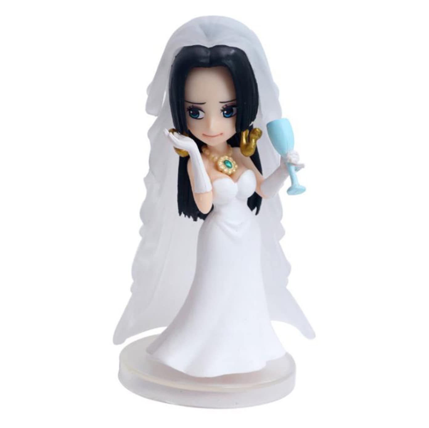 Buy One Piece Monkey D. Luffy Boa Hancock Married Model Anime Figure ...