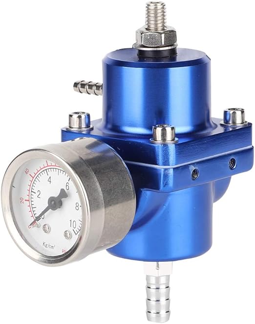 Fuel Pressure Regulator, Fydun Aluminum Alloy Universal FPR Fuel ...