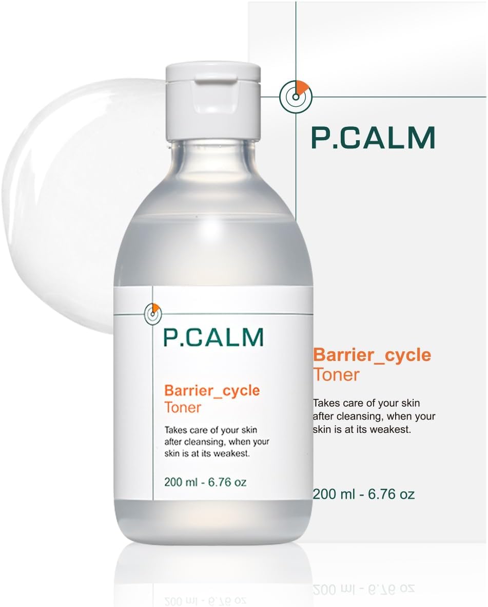 Amazon.com : P.CALM Barrier Cycle Toner – Azulene & Centella Asiatica ...