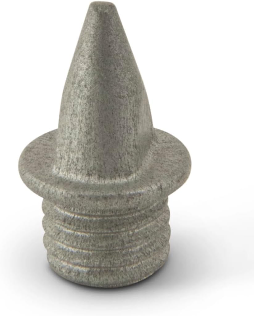 Omni-Lite Ceramic Running Spikes 7mm Pyramid Pack of 16 - Silver ...