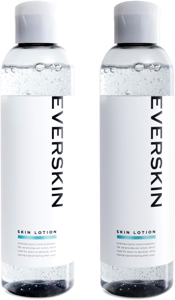 Amazon.co.jp: EVERSKIN 化粧水 メンズ オールインワン アフターシェービングジェル ギフト プレゼント 200ml 2本セット : ビューティー