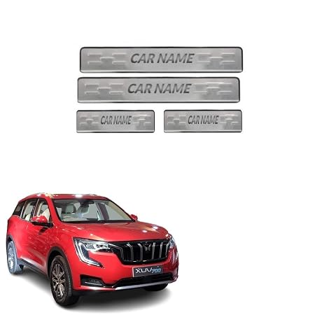 Car Foot Step Scuff Sill Plate Stainless Steel for Mahindra XUV-700 ...