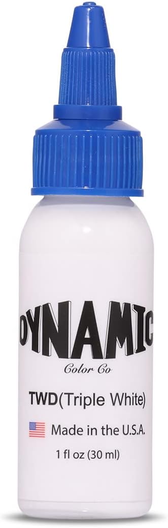 Amazon.com: Dynamic Color Co Triple White Ink Bottle 1oz : Beauty ...