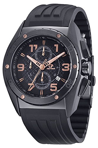 Time Force Chronograph Black Dial Men's Watch - TF3329M16 : Amazon.in ...