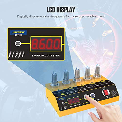 Snapklik.com : Autool SPT360 Car Spark Plug Tester 110V Auto Spark Plug ...