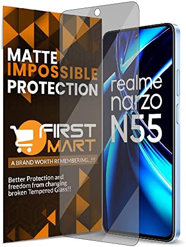 FIRST MART Screen Protector for Realme Narzo N55 5G / Narzo N65 5G / Realme 11X 5G - Impossible ...