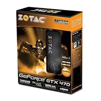 ZOTAC GeForce GTX 470 1280 MB GDDR5 PCI-Express Graphics Card ZT-40201 ...