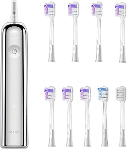 Amazon.com : Laifen Wave Electric Toothbrush (Stainless Steel) with 3 ...