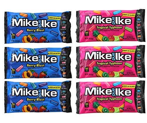 Mike And Ike Candy Berry Blast And Tropical Typhoon Individually ...