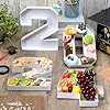 Amazon.com: Mooliwe 4 Pcs 2024 Charcuterie Numbers Fillable Graduation ...