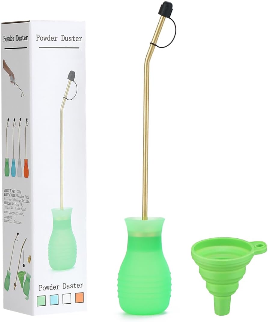 Amazon.com: Powder Duster, Powder Nozzle Hand Duster, Powder Applicator ...
