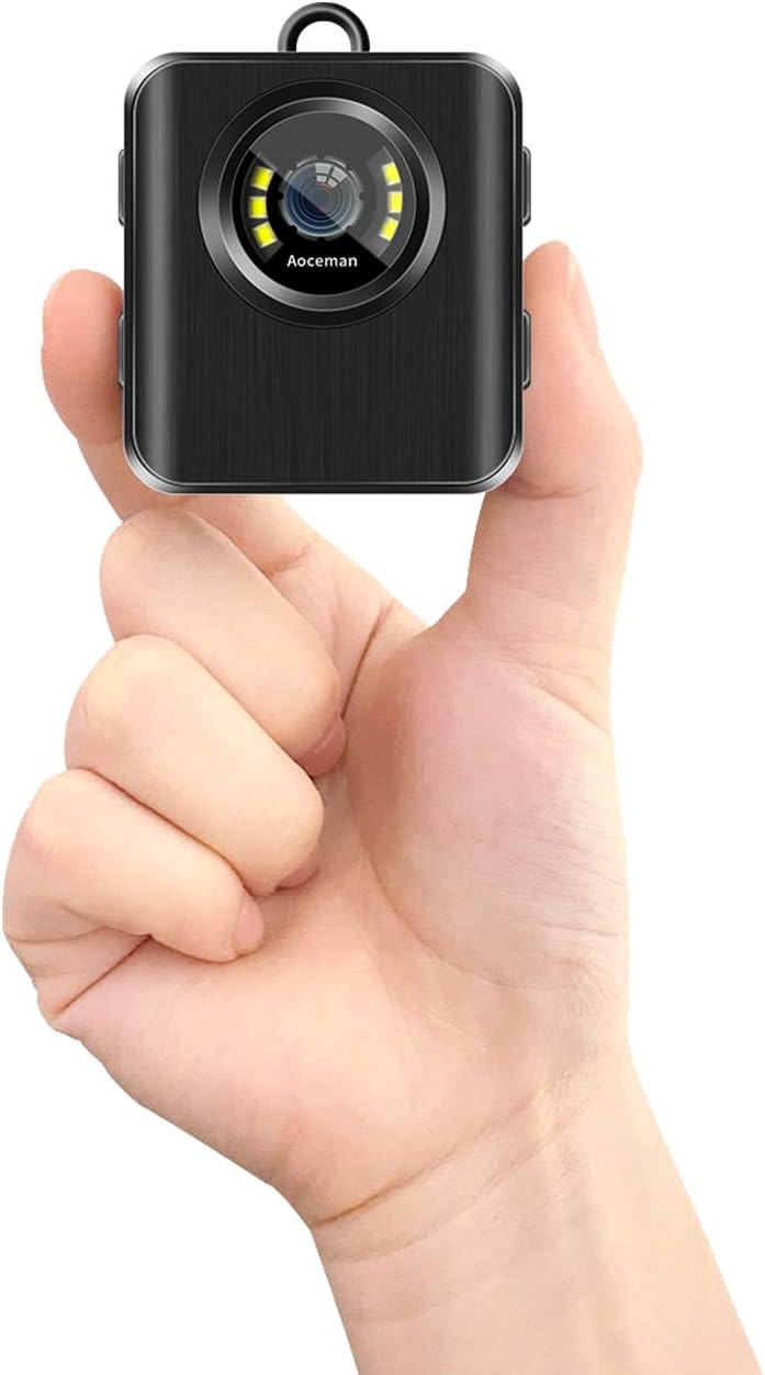 Amazon.com: Mini Body Camera Video Recorder Built-in 128GB Memory Card ...