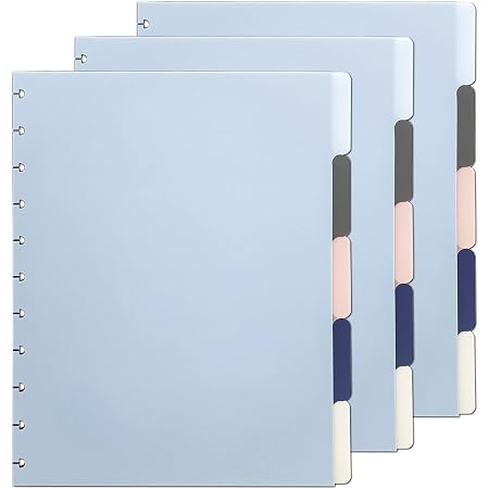 Amazon.com : 15 Tab Discbound Notebook Dividers - Letter Size Divider ...