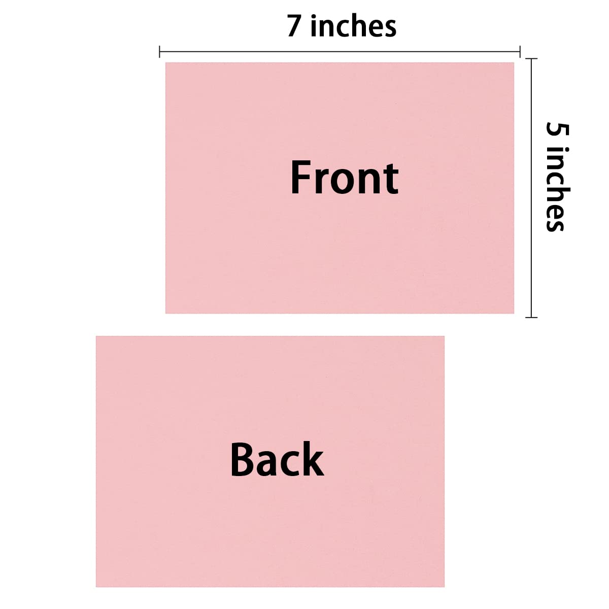 Snapklik.com : 100 Pack Thick Paper Cardstock Blank Heavy Cards Stock ...