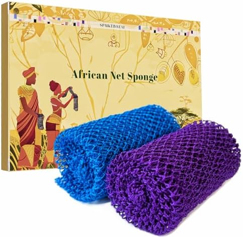 Amazon.com: SPMKTBOZAI African Net Sponge Authentic, 2 Pieces African ...