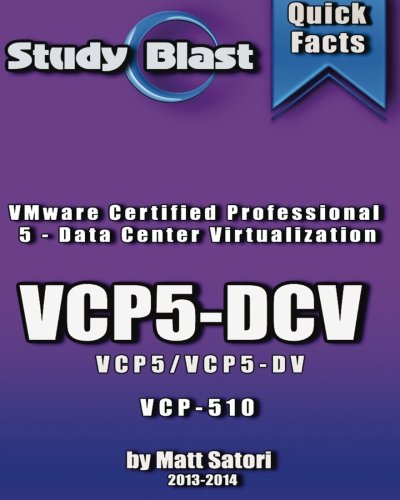 Study Blast VMware Certified Professional - Datacenter Virtualization ...