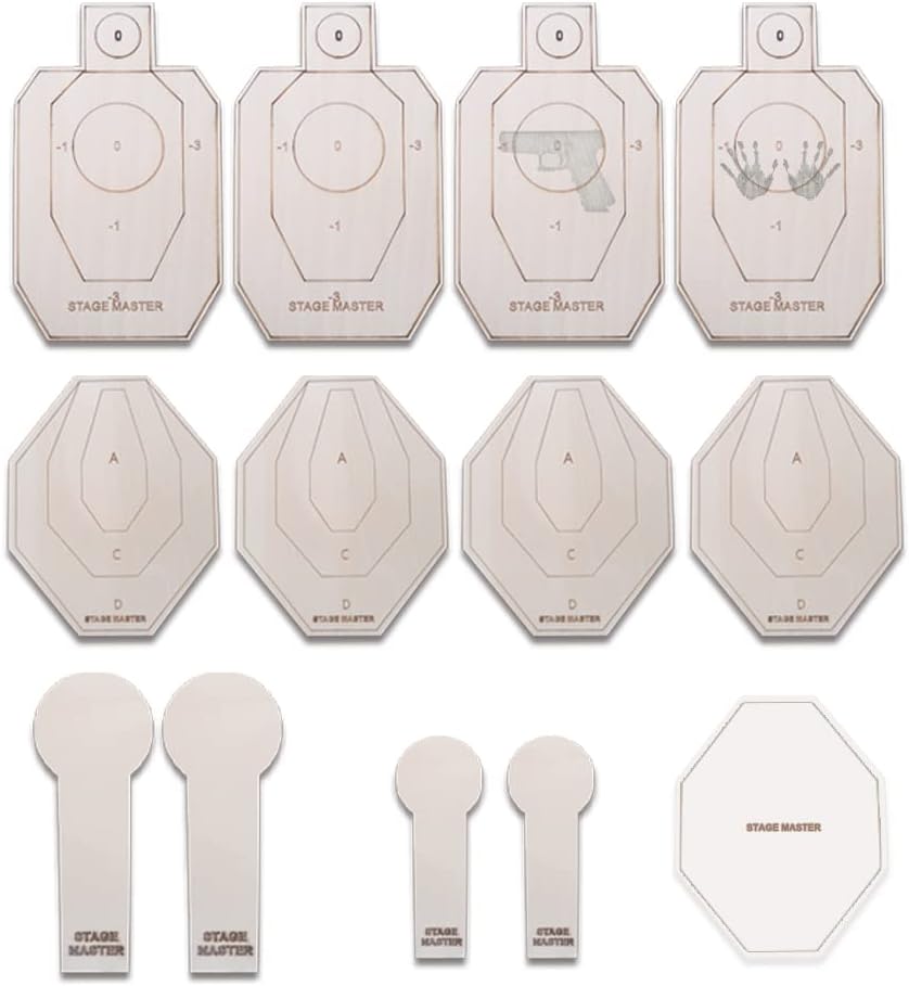 Amazon.com : Dry Fire Shooting Targets for IPSC/IDPA Training - Long-Distance Simulation Mini ...