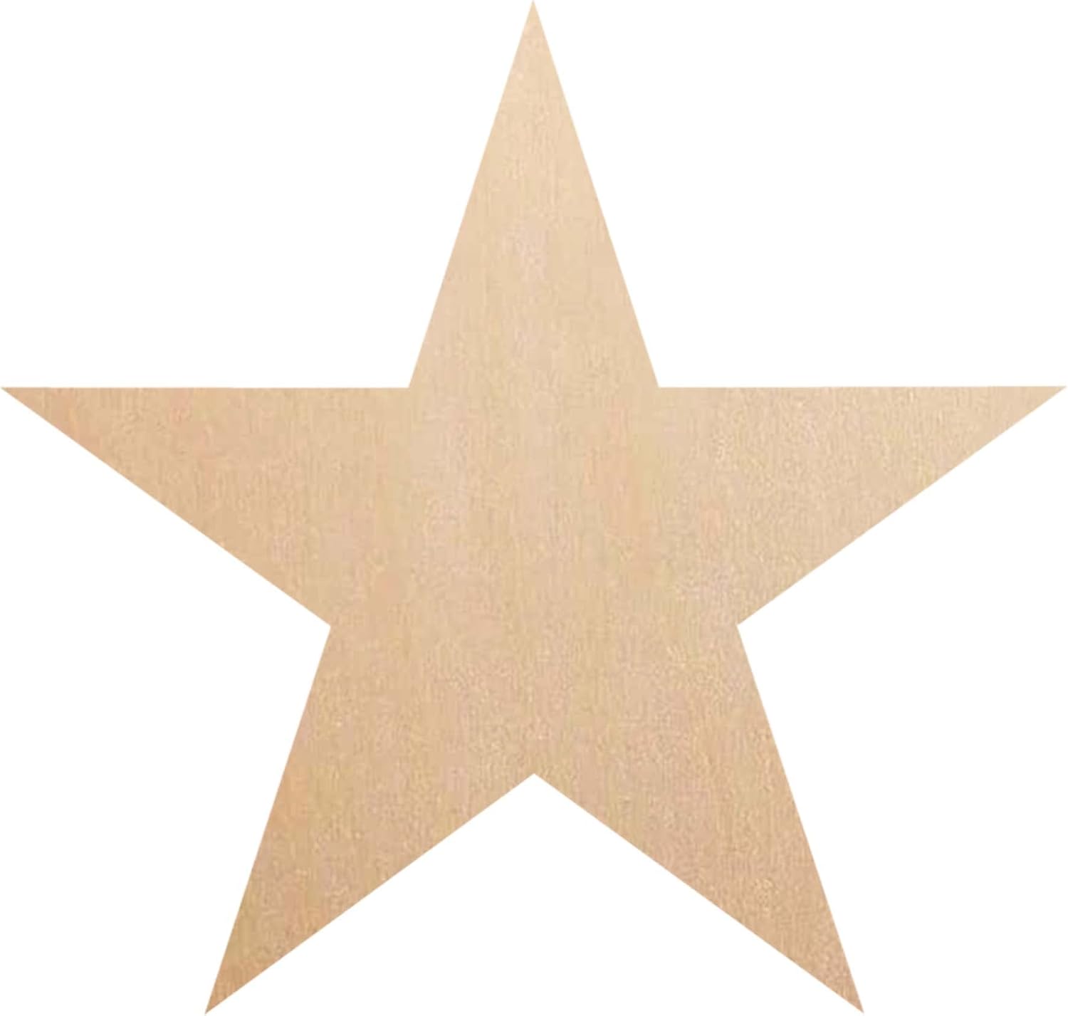 Amazon.com: M2A Premium Wood Letter Star (3 Inch - 1/8" Thick) Wooden ...