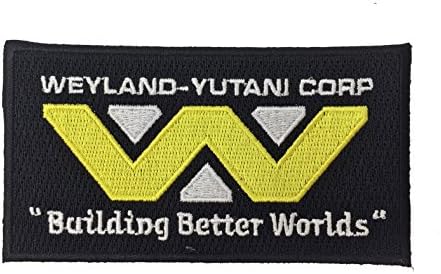 Aliens Weyland Yutani Corp Building Better Worlds Embroidered Iron on ...
