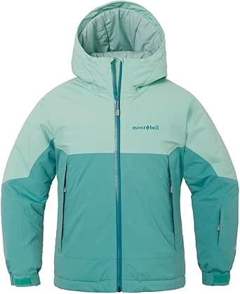 Amazon.co.jp: Montbell Powder Step Parka, Kid's 130-160 Light Blue (LBL ...