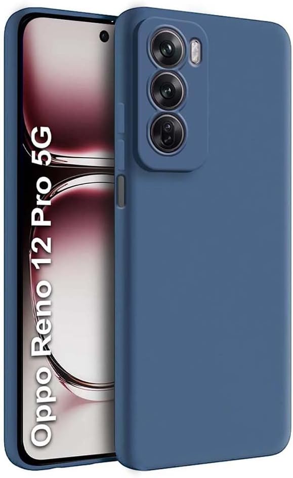 Fashionury Back Cover for Oppo Reno 12 Pro 5G | Matte Soft Silicon ...