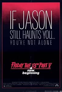 Amazon.com: Friday the 13th Part 5: A New Beginning Movie Poster Print ...