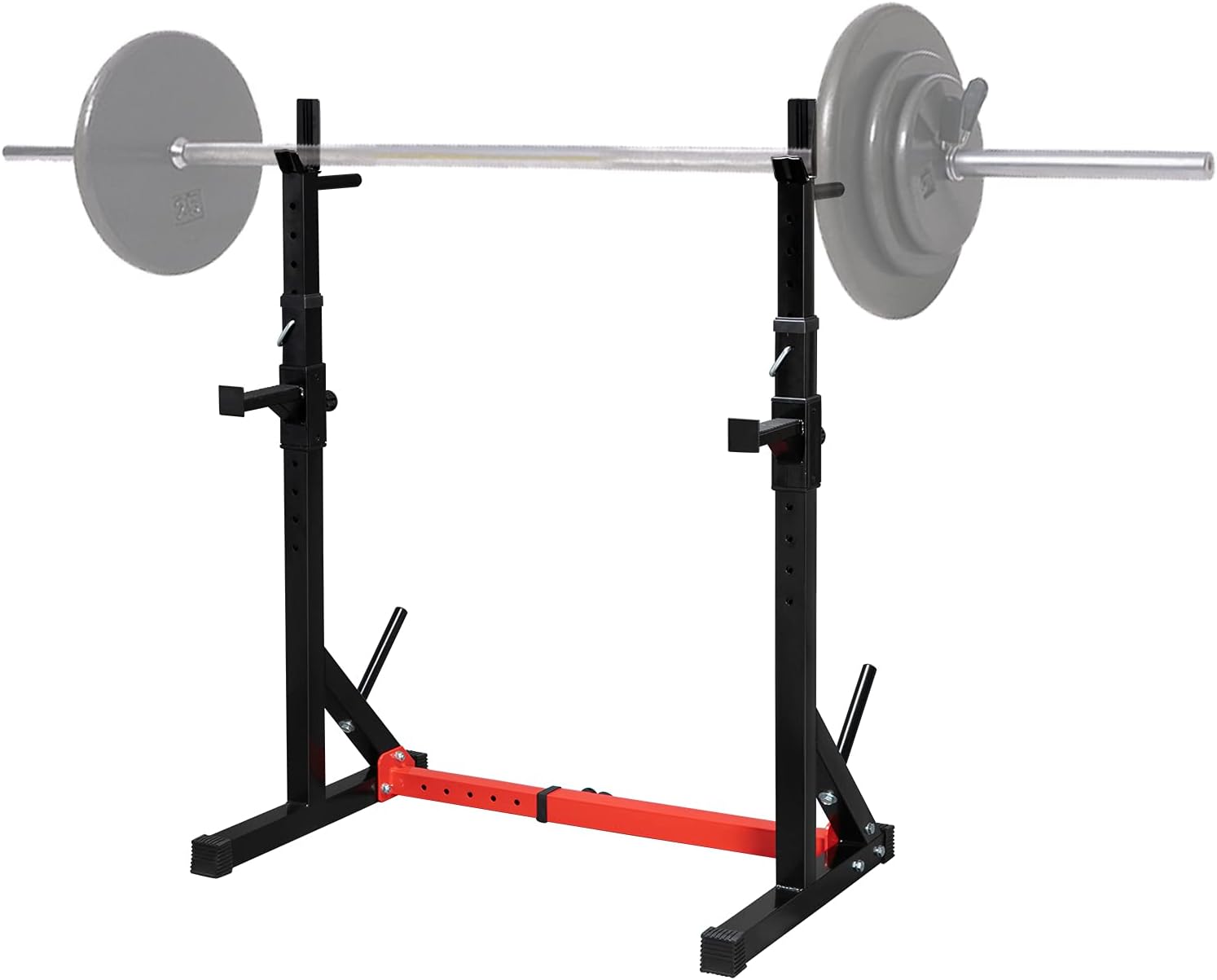Amazon.com: Squat Rack, Barbell Rack, Bench Press 550 LBS Max Load ...
