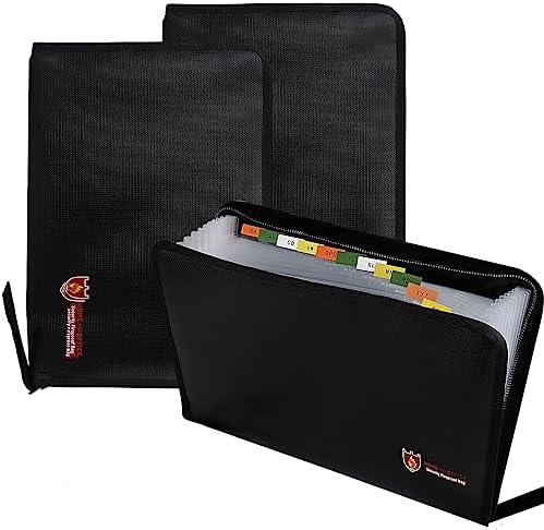Amazon.com : Expanding File Folder with Safe Zipper, File Organizer,13 ...