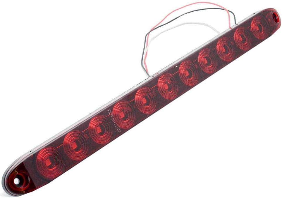 Riloer Car Rear Stop Light, Universal 12v 11 LED Third Tailgate High ...