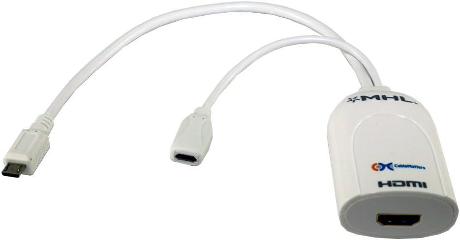 Cable Matters Micro-USB to HDMI MHL Adapter with RCP (Remote Control ...